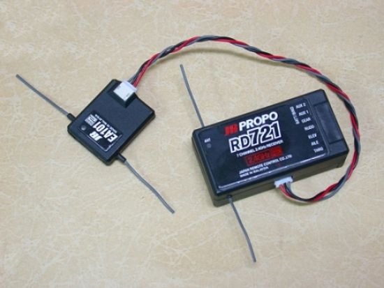 RD721 JR-PRO 2.4Ghz 7ch DSM2 Receiver. Hobby Hangar