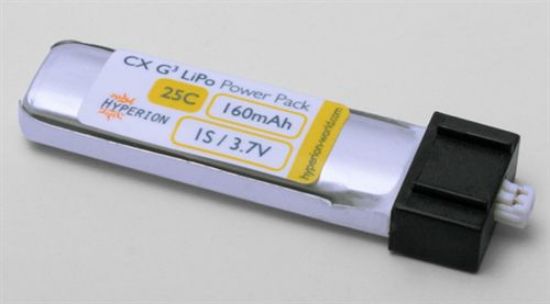 Hyperion 1S 160mAh 25C HIGH POWER Battery for ParkZone/E-Flite. Hobby ...