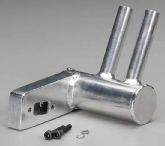 J'TEC Radiowave Wrap Around Pitts Muffler DLE 30. Hobby Hangar