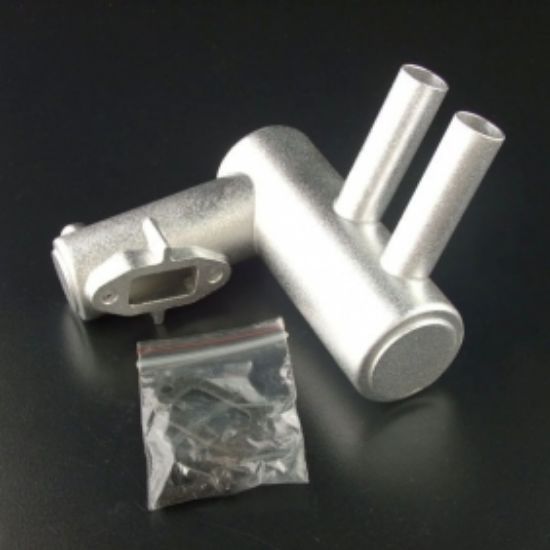 PM1600 Pitts Muffler for DLE20 20cc Gas Engine. Hobby Hangar