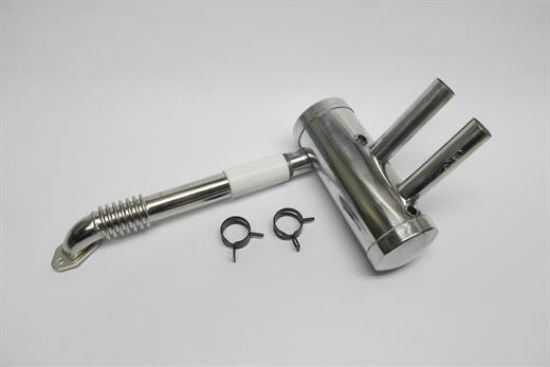 023232M-N New Pitts Muffler Set for 40-85CC Petrol Engine. Hobby Hangar