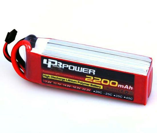 LPB Power 6.6V 2200mAh TX Battery LIFE (JST Plug). Hobby Hangar