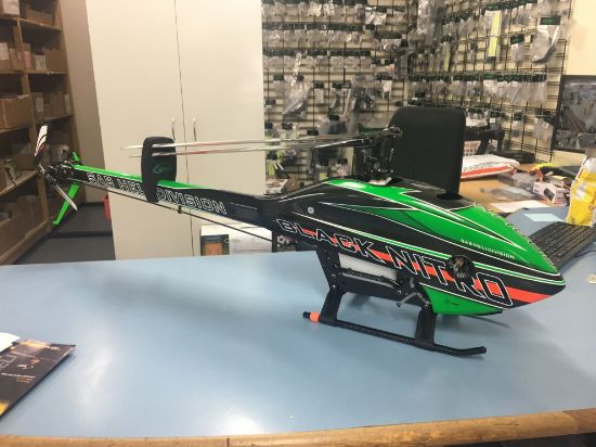 NEW! SAB Goblin SG711 Black Nitro 700 Green. Hobby Hangar