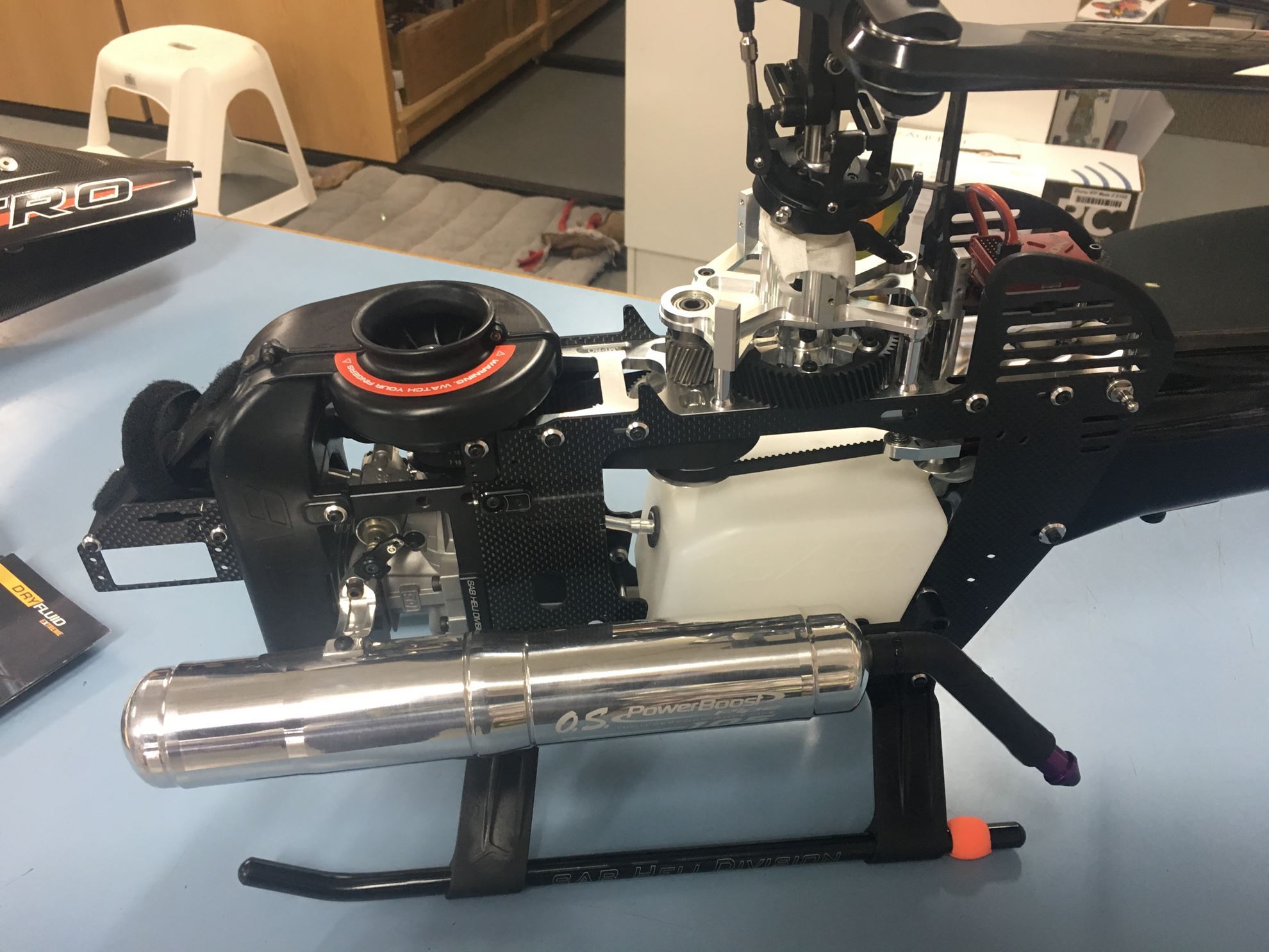 NEW! SAB Goblin SG711 Black Nitro 700 Green. Hobby Hangar