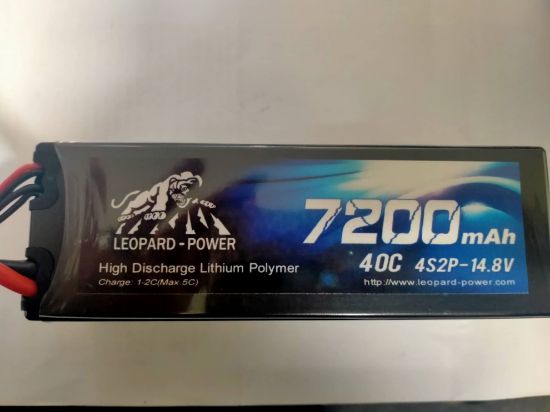 Leopard Power 4s 14.8v 7200mah 40c Lipo Battery with XT60- HS. Hobby Hangar