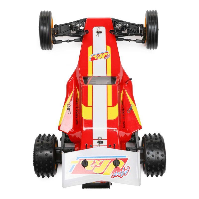 TLR/LOSI LOS01020T1 1/16 Mini JRX2 2WD Buggy Brushed RTR, Red. Hobby Hangar