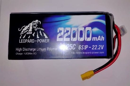 Leopard Power 6s 22.2v 22000mah 25c Lipo Battery XT90. Hobby Hangar