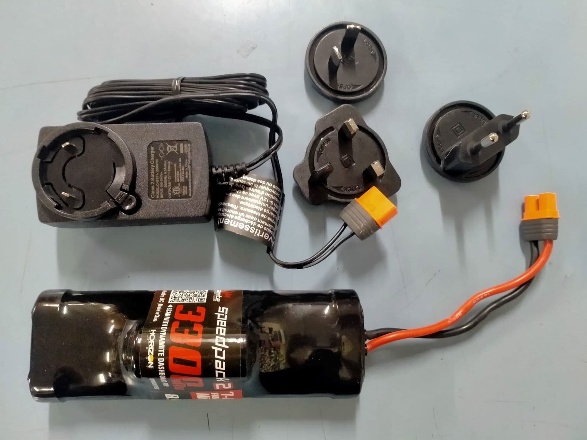 Arrma 8.4V 3300mAh 7-Cell Speedpack2 Hump NiMH Battery: EC3 & Basic ...