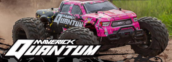 Maverick MV150101 1/10 Quantum MT Pink RTR. Hobby Hangar