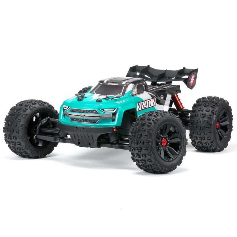 Arrma ARA4408V2T1 KRATON 4X4 4S BLX 1/10 Speed MT Teal/Black RTR w/GT ...